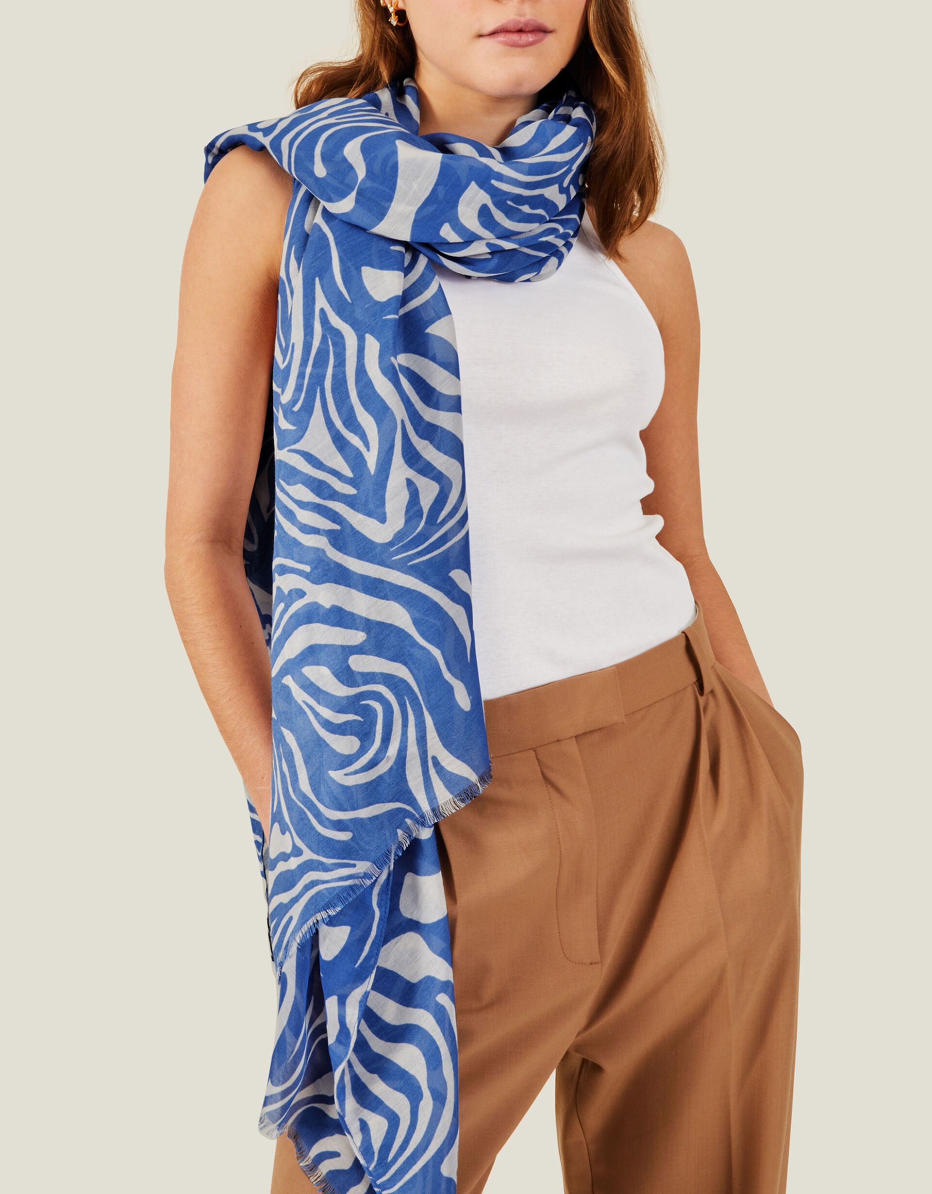 Swirl Print Scarf | Shop All | Accessorize UK