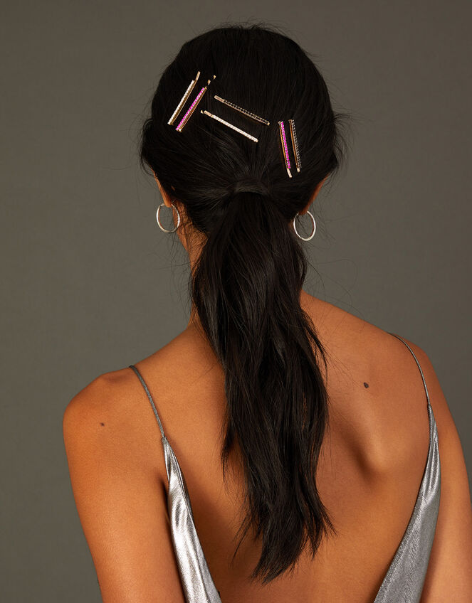 Diamante Hair Slides 6 Pack | Hair clips | Accessorize Global