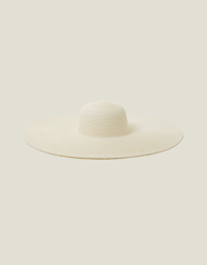 Extra Large Floppy Hat White | Shop All | Accessorize UK