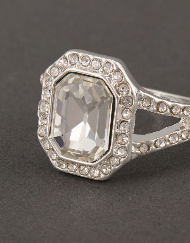 Statement Crystal Ring White | Rings | Accessorize UK
