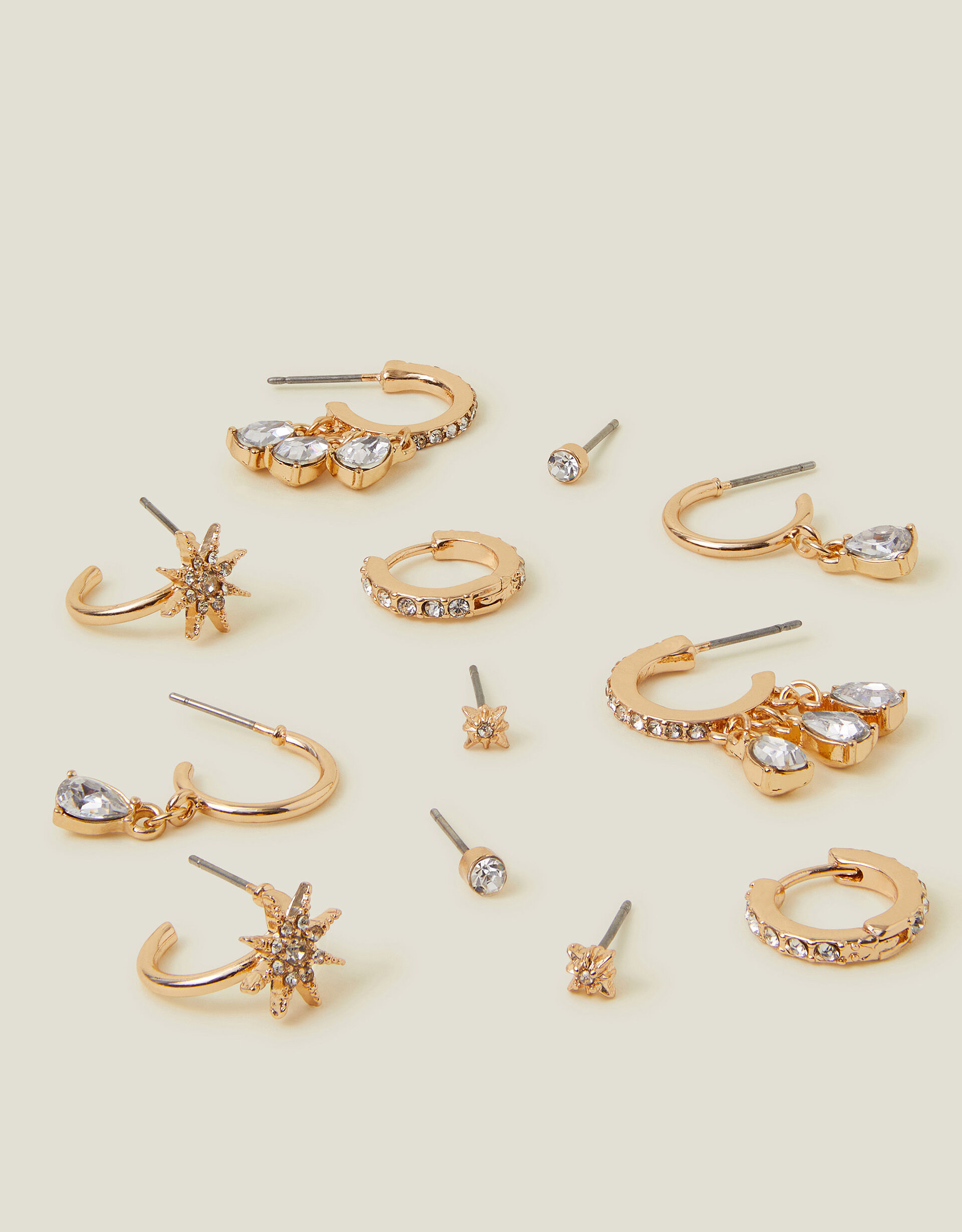 12-Pack Celestial Sparkle Earrings | Stud Earrings | Accessorize Global
