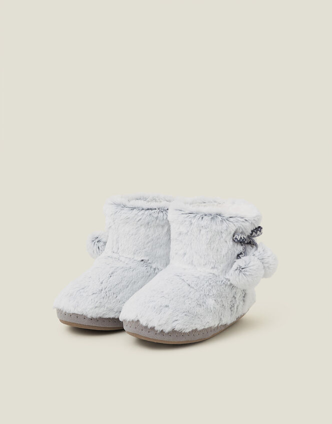 Super Soft Slipper Boots Grey | Slippers | Accessorize UK