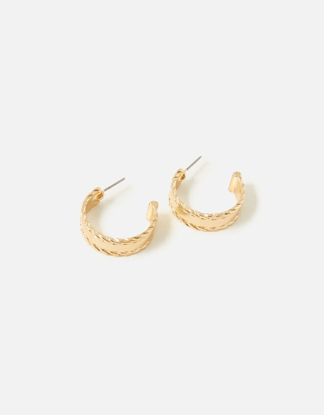 Rope Edge Flat Rope Hoops | Hoops | Accessorize Global