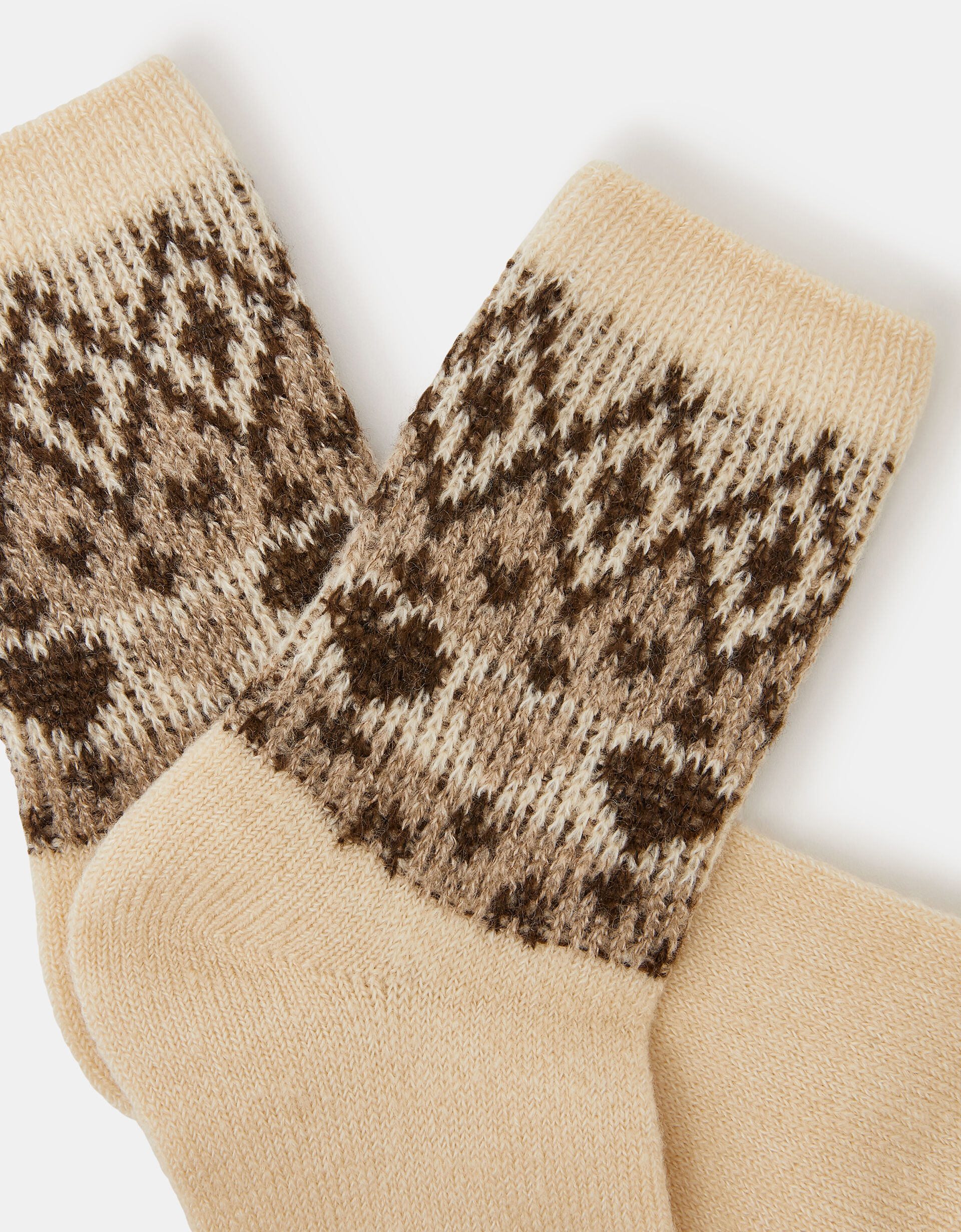 Cosy Fair Isle Socks | Socks & Tights | Accessorize UK