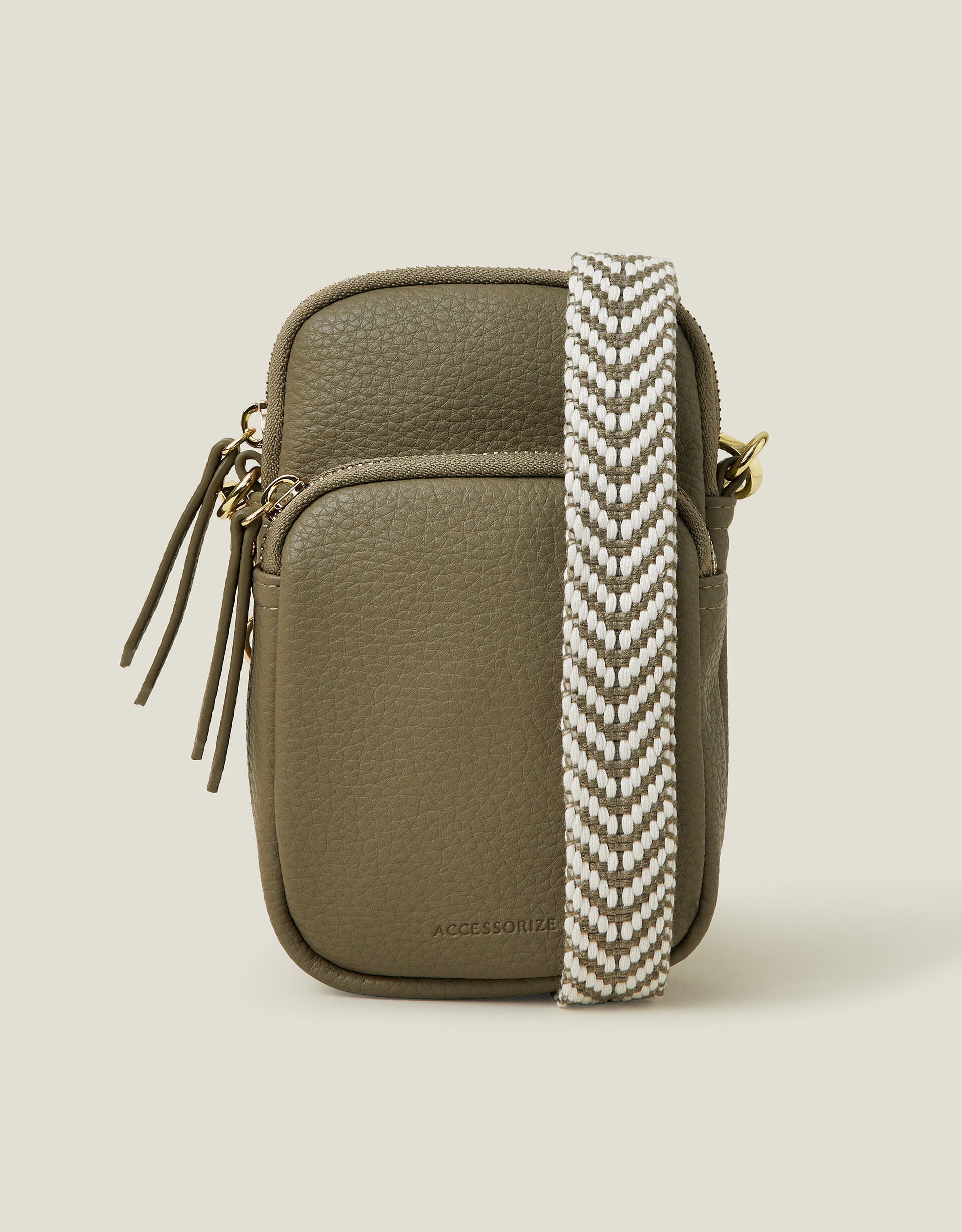 Webbing Strap Phone Bag Green | Express Click & Collect Products ...