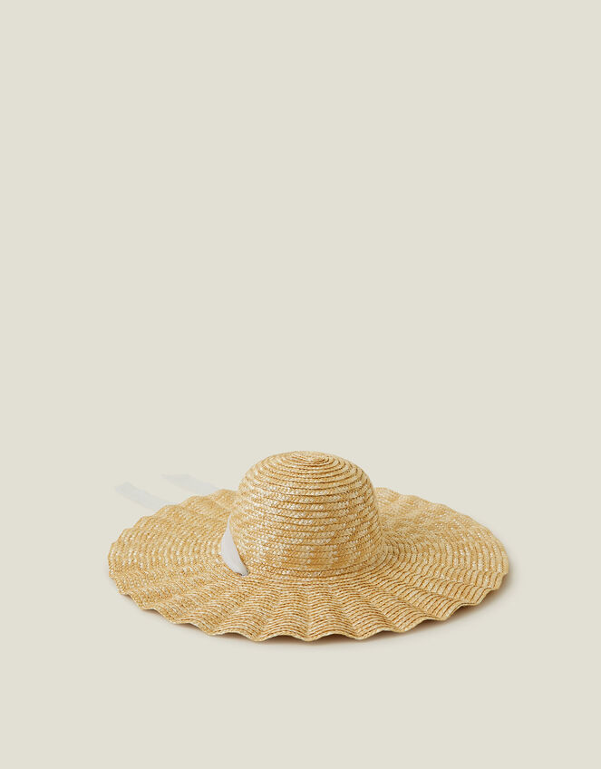 Scallop Edge Boater Hat | Hats | Accessorize UK