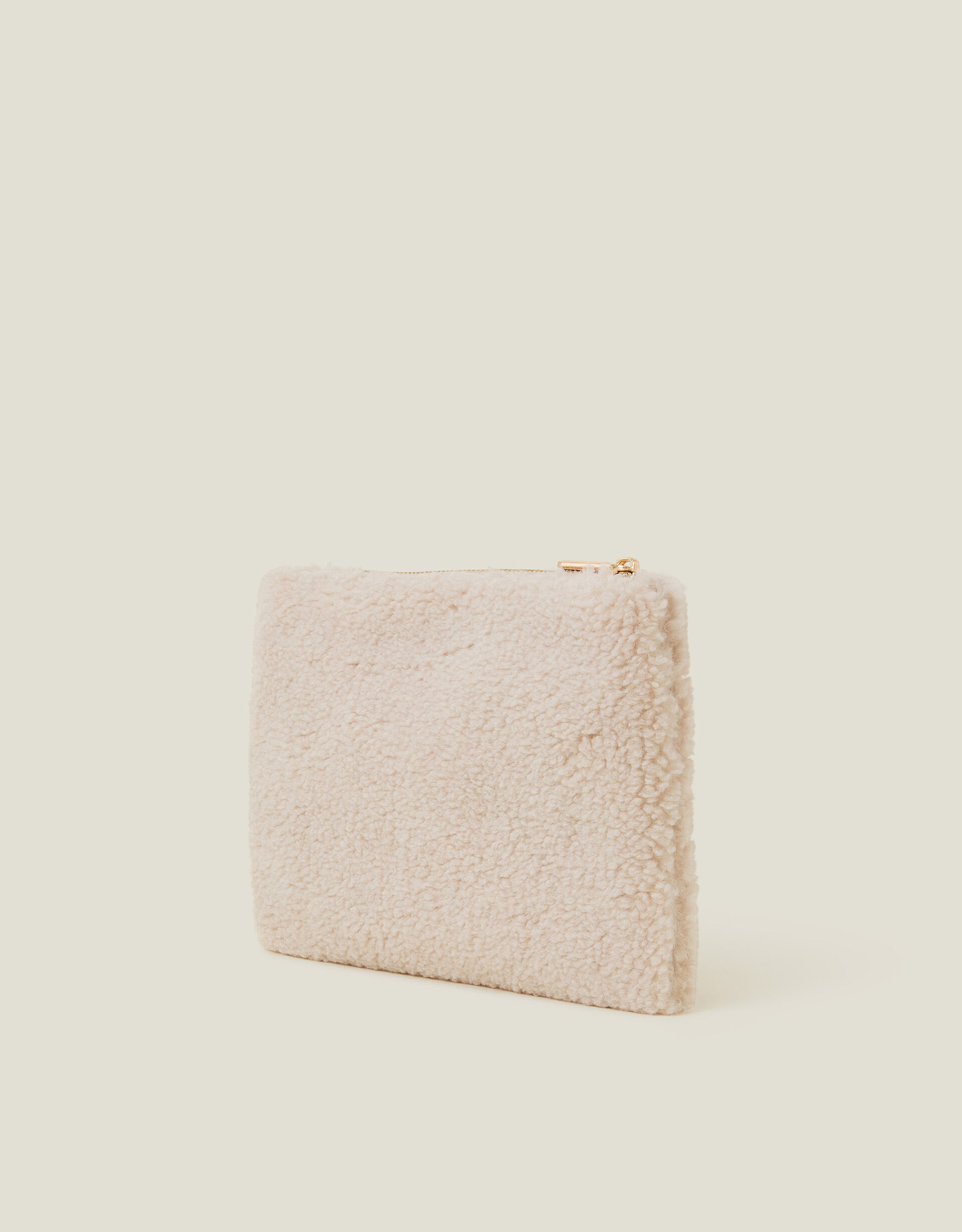 Medium Faux Shearling Zip Pouch | Purses, Wallets & Cardholders ...