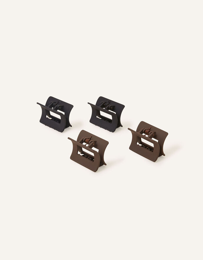 Matte Square Claw Clips 4 Pack | Hair bands & Scrunchies | Accessorize UK