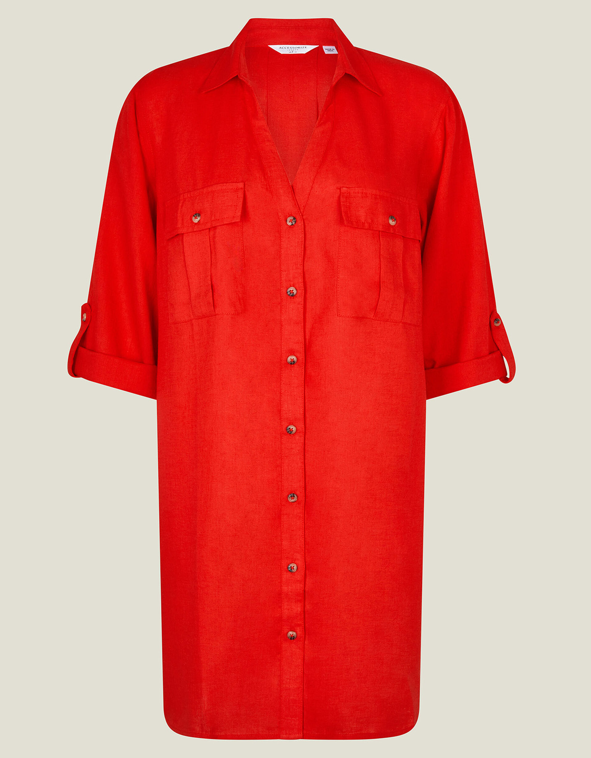 Beach Shirt Red | Clothing | Accessorize UK