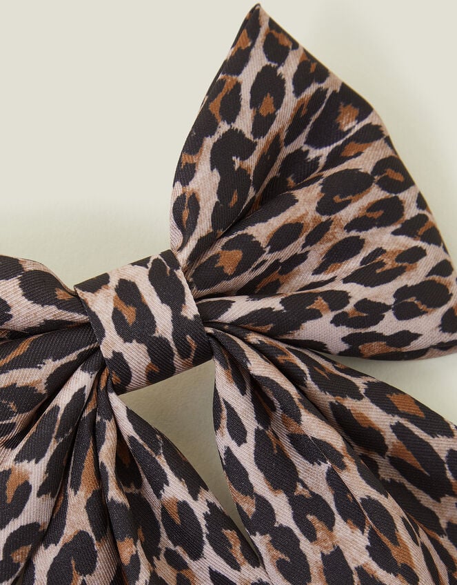 Leopard Hair Bow Hair Accessories Accessorize Uk