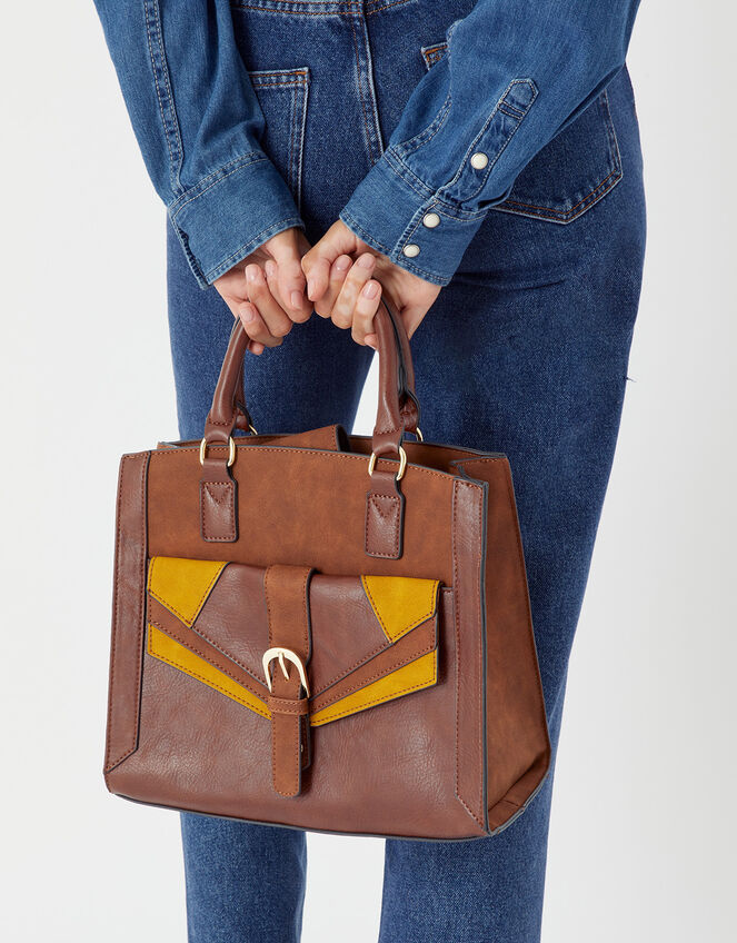 Patchwork Handheld Bag | Top handle bags | Accessorize Global