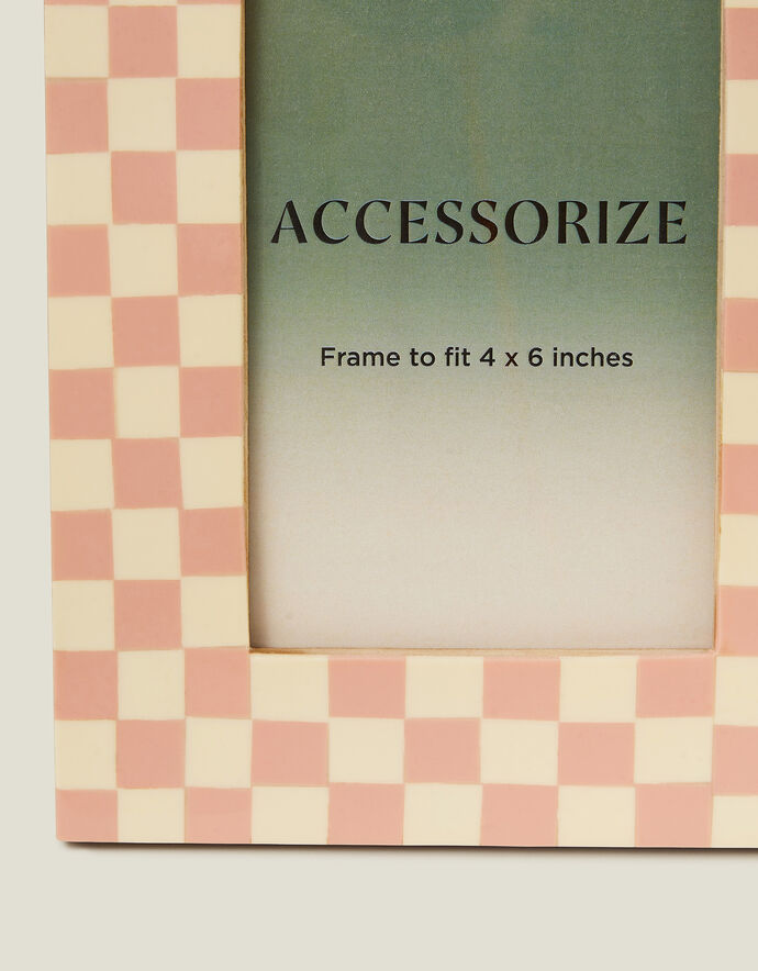 Checkerboard Photo Frame 4 x 6 | Shop All | Accessorize UK