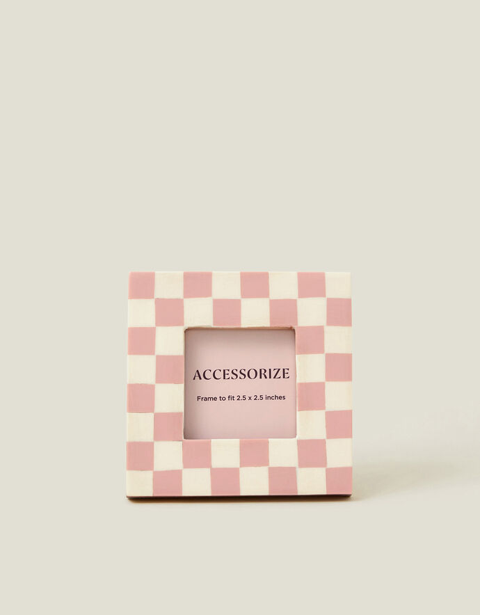 Mini Checkerboard Photo Frame 2.5 x 2.5 | Shop All | Accessorize Global