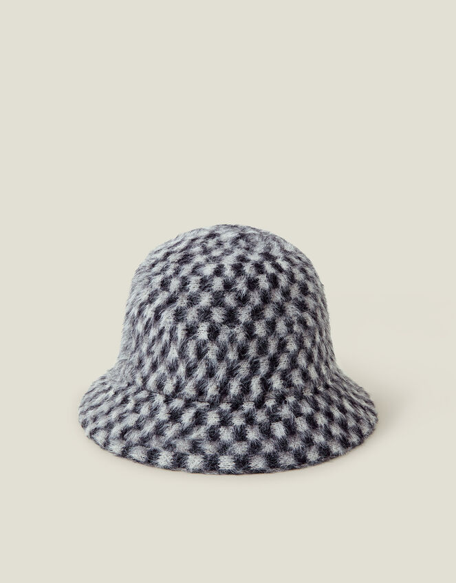 Fluffy Checkerboard Bucket Hat | Hats | Accessorize Global