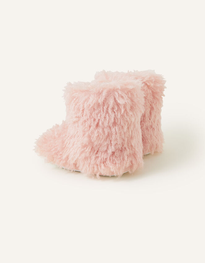 Girls Yetti Slipper Boots Pink | Girls slippers | Accessorize UK