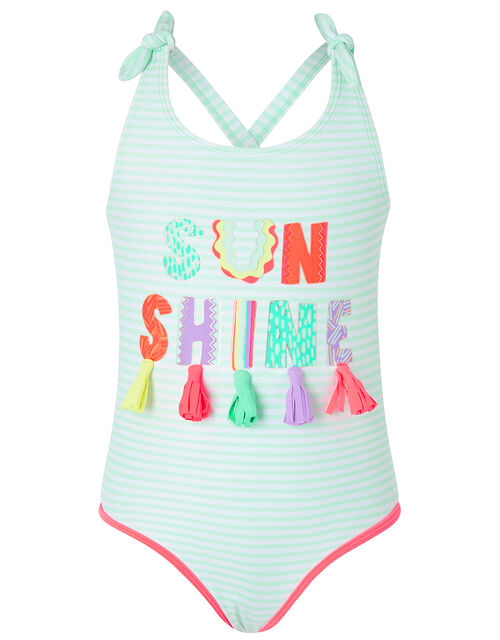 Sunshine Striped Swimsuit Multi Swimsuits And Swimming Costumes Accessorize Uk