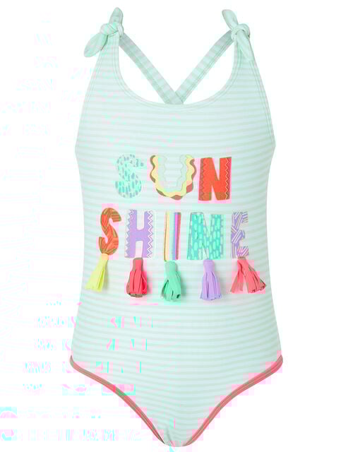 Sunshine Striped Swimsuit Multi Swimsuits And Swimming Costumes Accessorize Uk