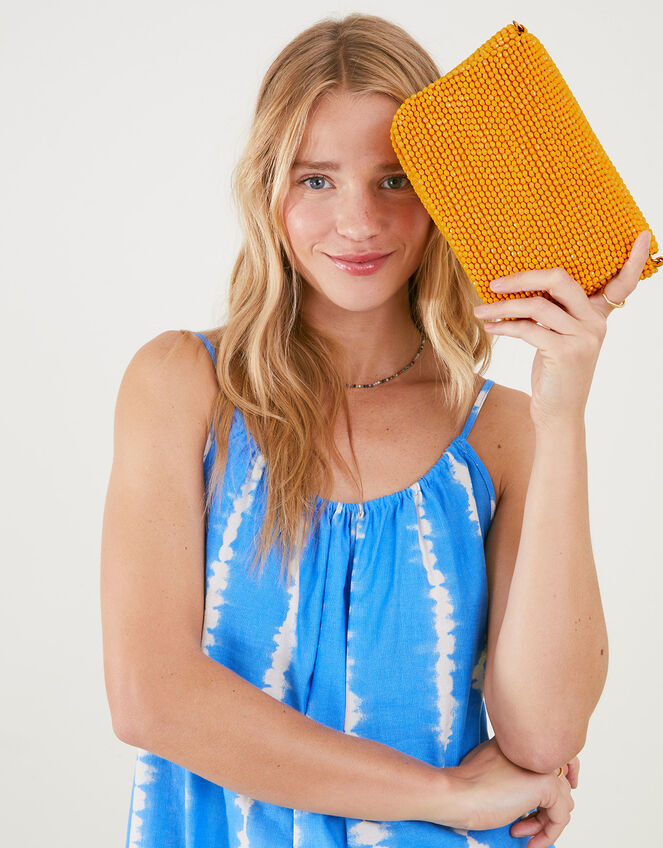 Hand-Beaded Chain Strap Shoulder Bag | Clutch bags | Accessorize UK