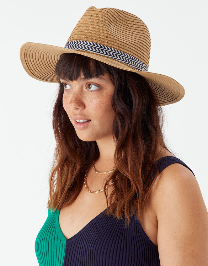 Erica Braid Trim Fedora Hat | Hats | Accessorize UK