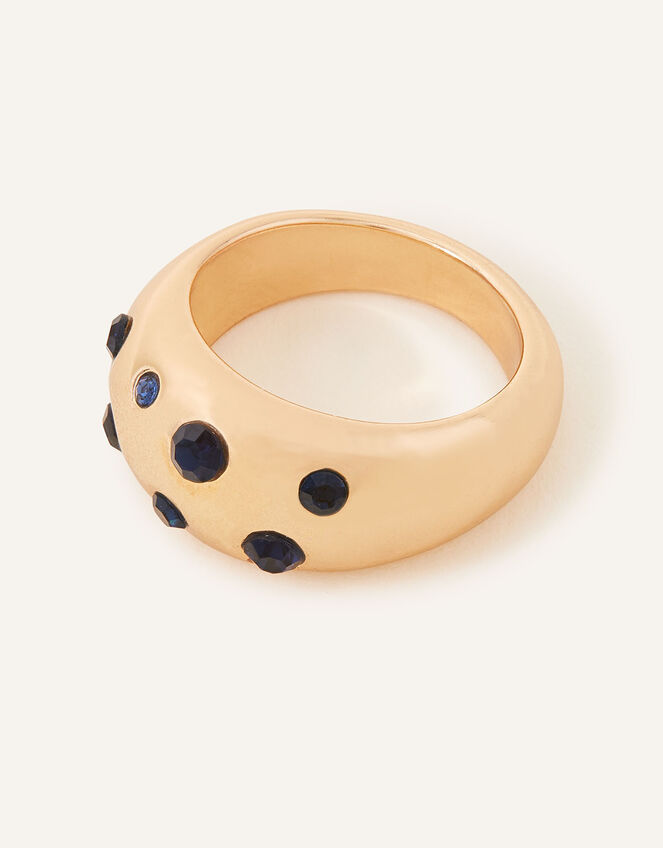 Gem Encrusted Ring Blue | Rings | Accessorize UK