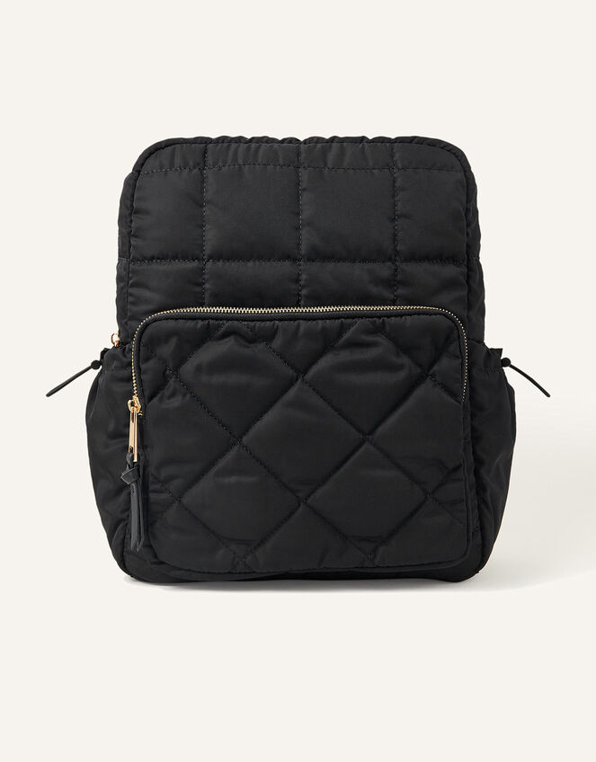 Quilted Nylon Laptop Backpack | Backpacks | Accessorize UK