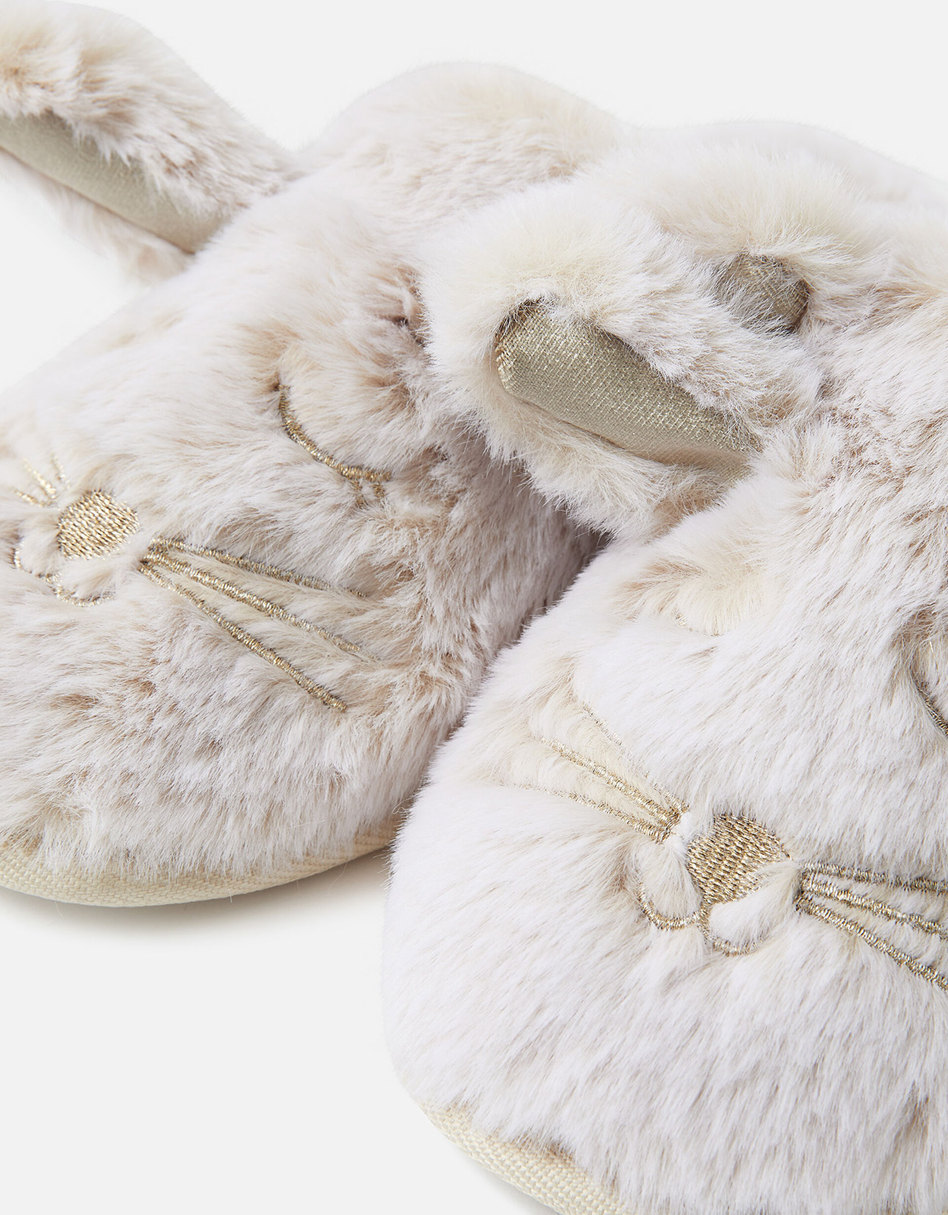 Snow Bunny Mule Slippers Ivory | Shop All | Accessorize UK