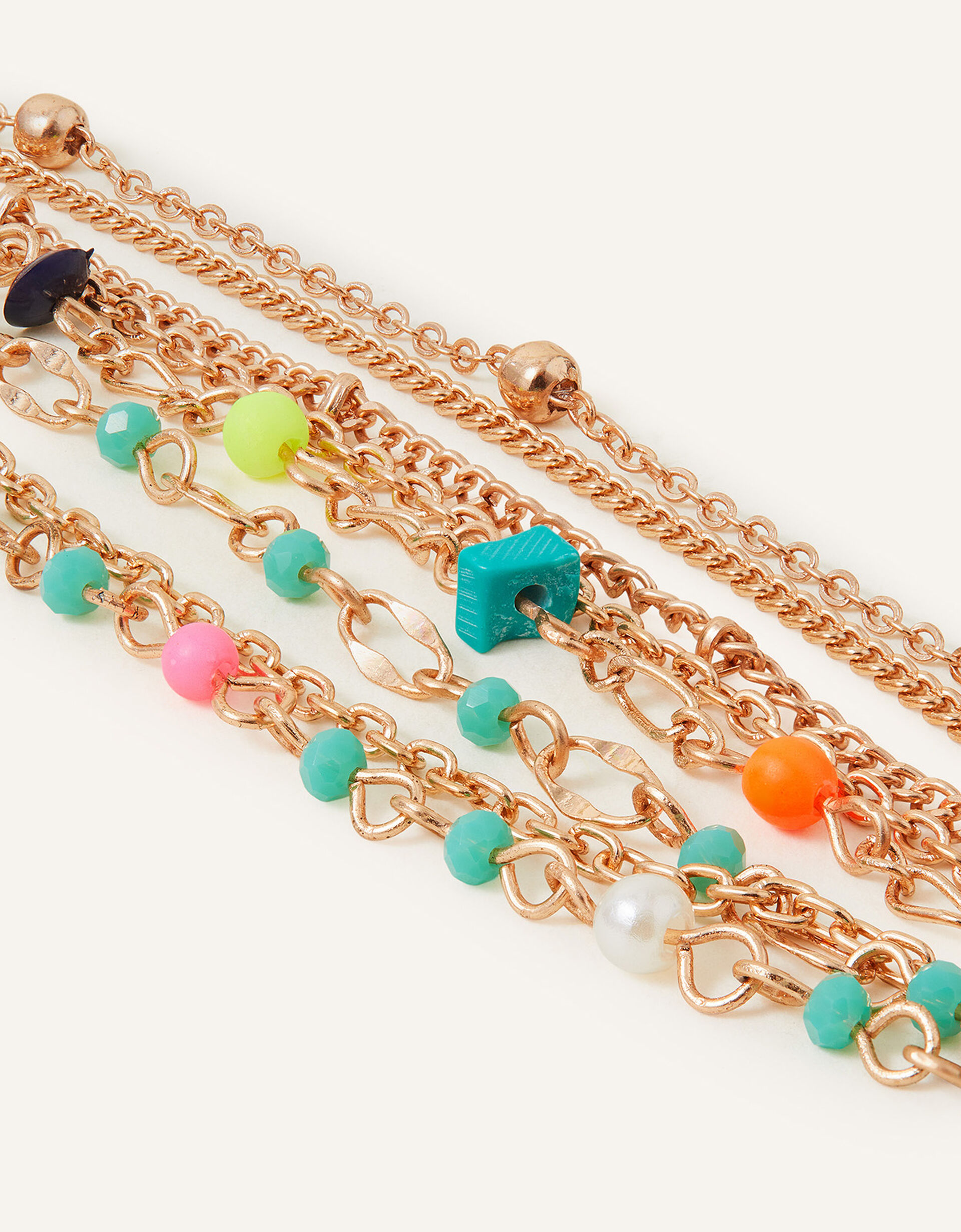 Beaded Chain Clasp Bracelet | Shop All | Accessorize UK
