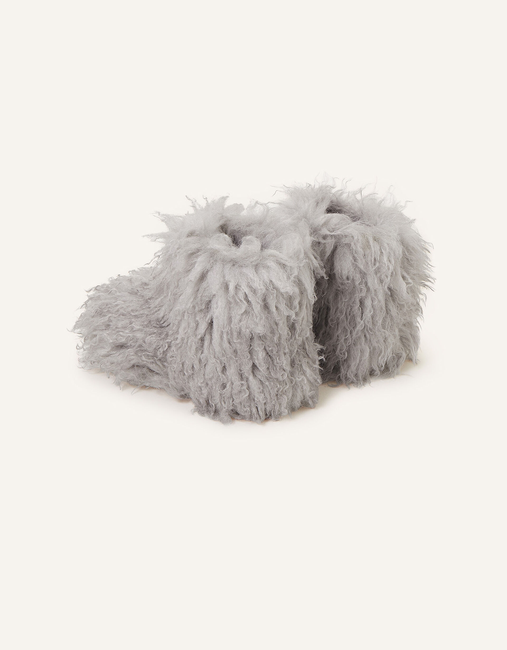 Yeti Slipper Boots Grey | Slippers | Accessorize UK