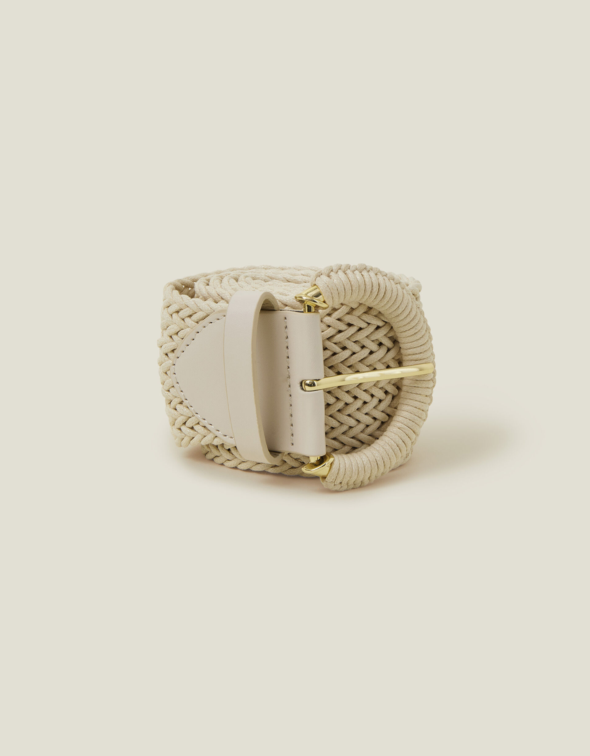 Large Buckle Belt Cream | Belts | Accessorize UK