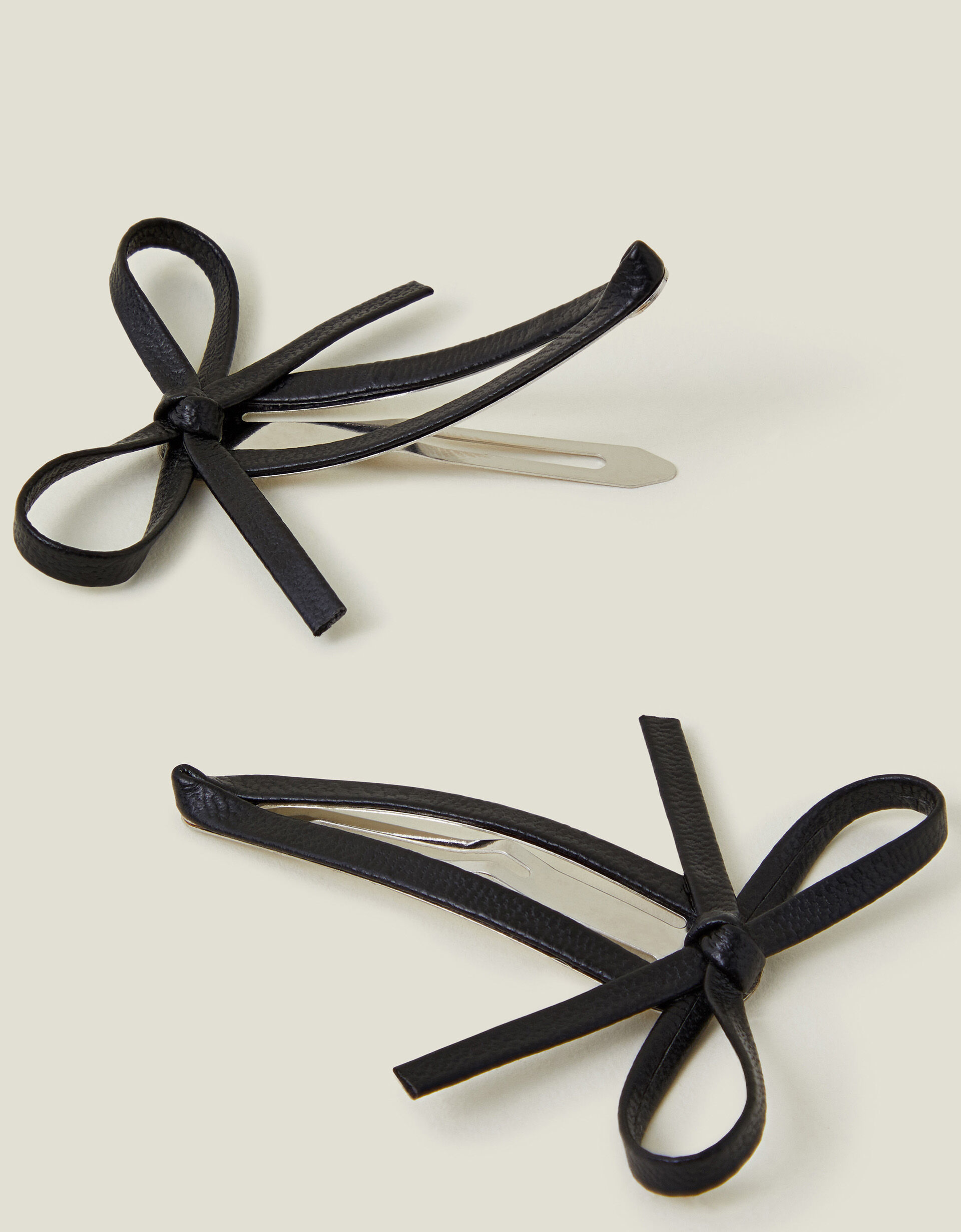 2-Pack Bow Snap Clips | Shop All | Accessorize UK