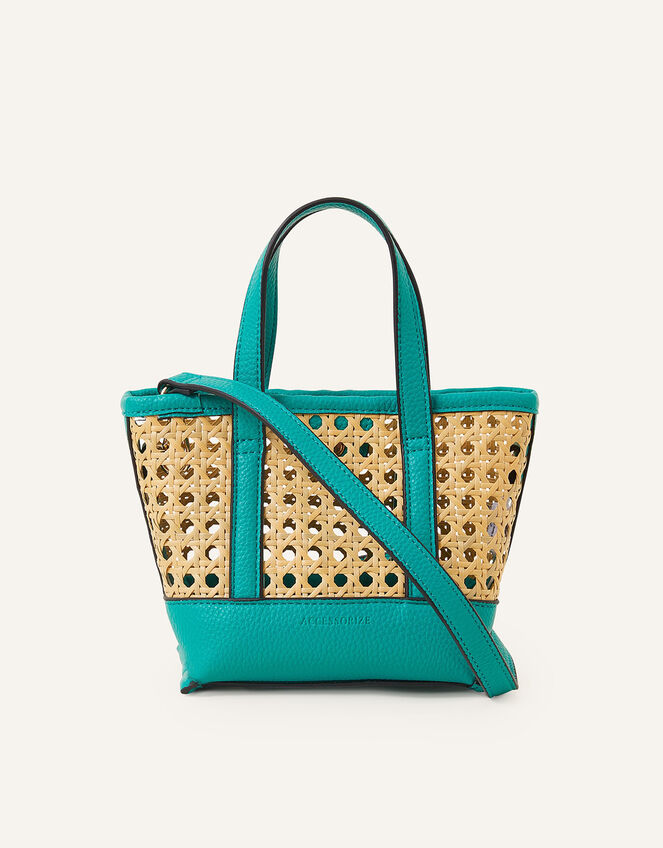 Mini Rattan Handheld Bag | Cross-body bags | Accessorize UK