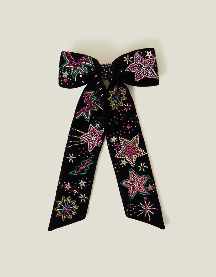 Large Beaded Star Hair Bow | Shop All | Accessorize UK