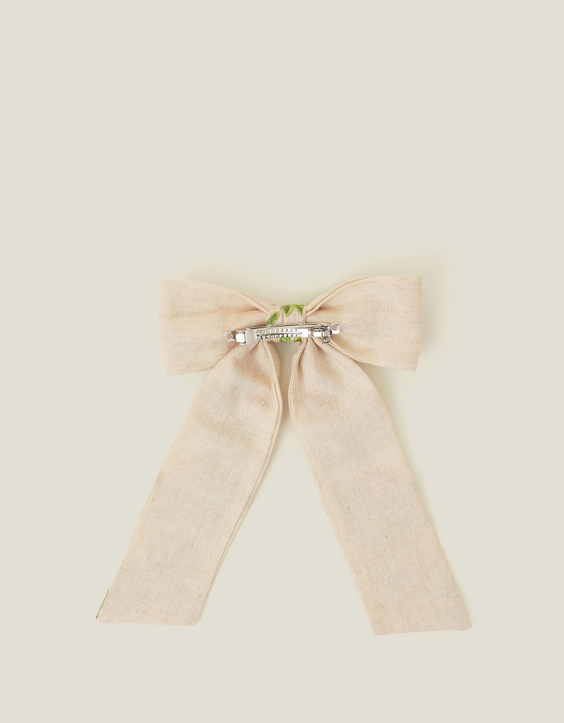 Embroidered Hair Bow | Hair Accessories | Accessorize UK