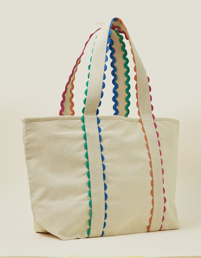 Ric Rac Shopper Bag | Beach Bags | Accessorize UK
