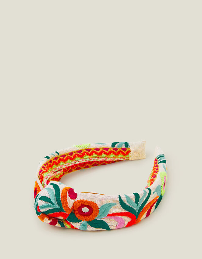 Floral Embroidered Headband | Alice bands | Accessorize UK