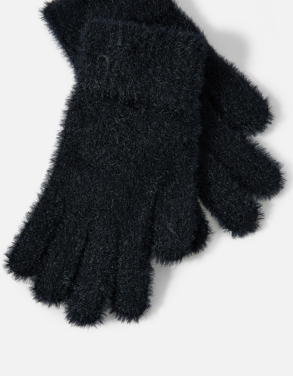 Super-Stretch Fluffy Knit Gloves | Gloves | Accessorize UK