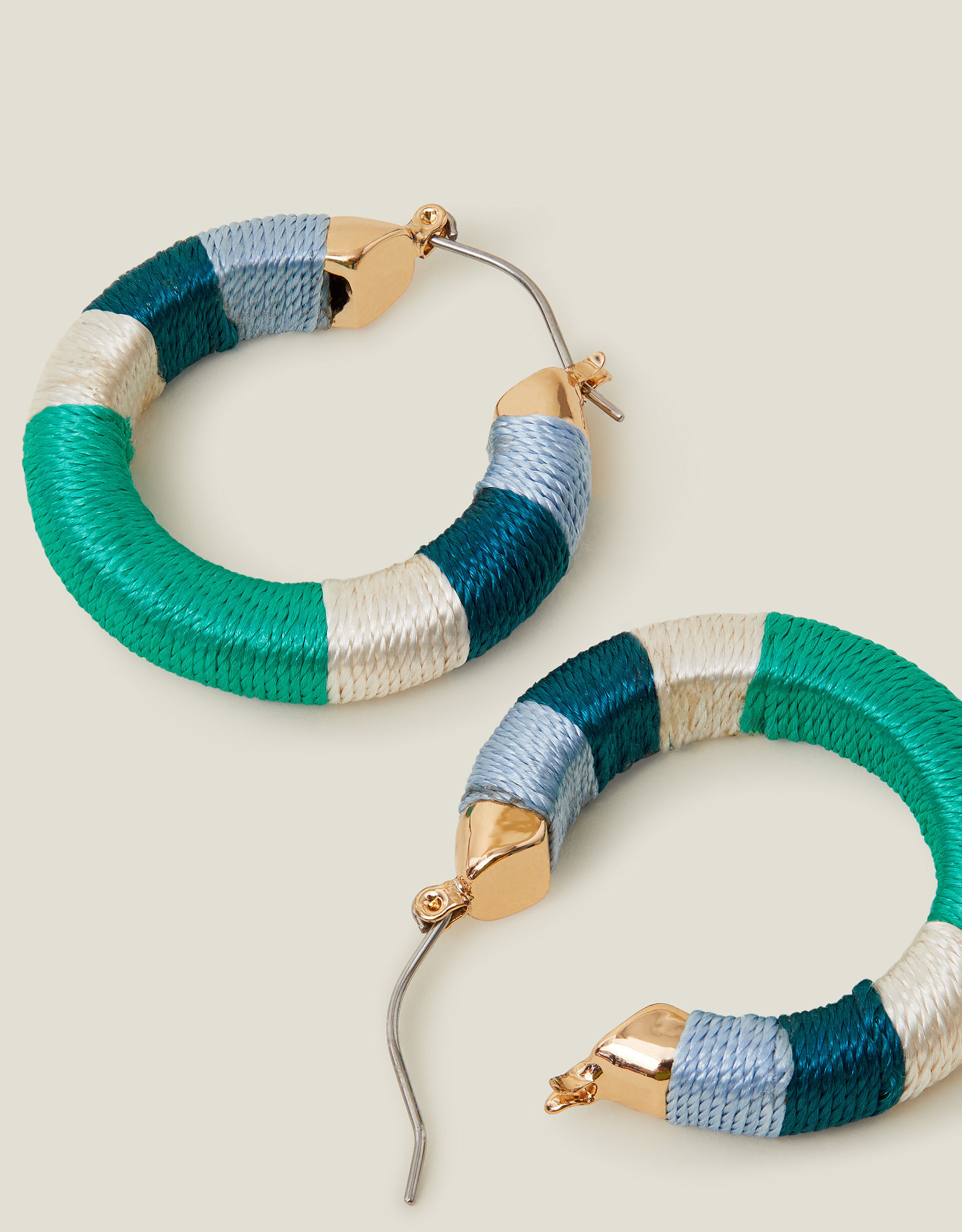 Chunky Thread Hoop Earrings | Hoop Earrings | Accessorize Global