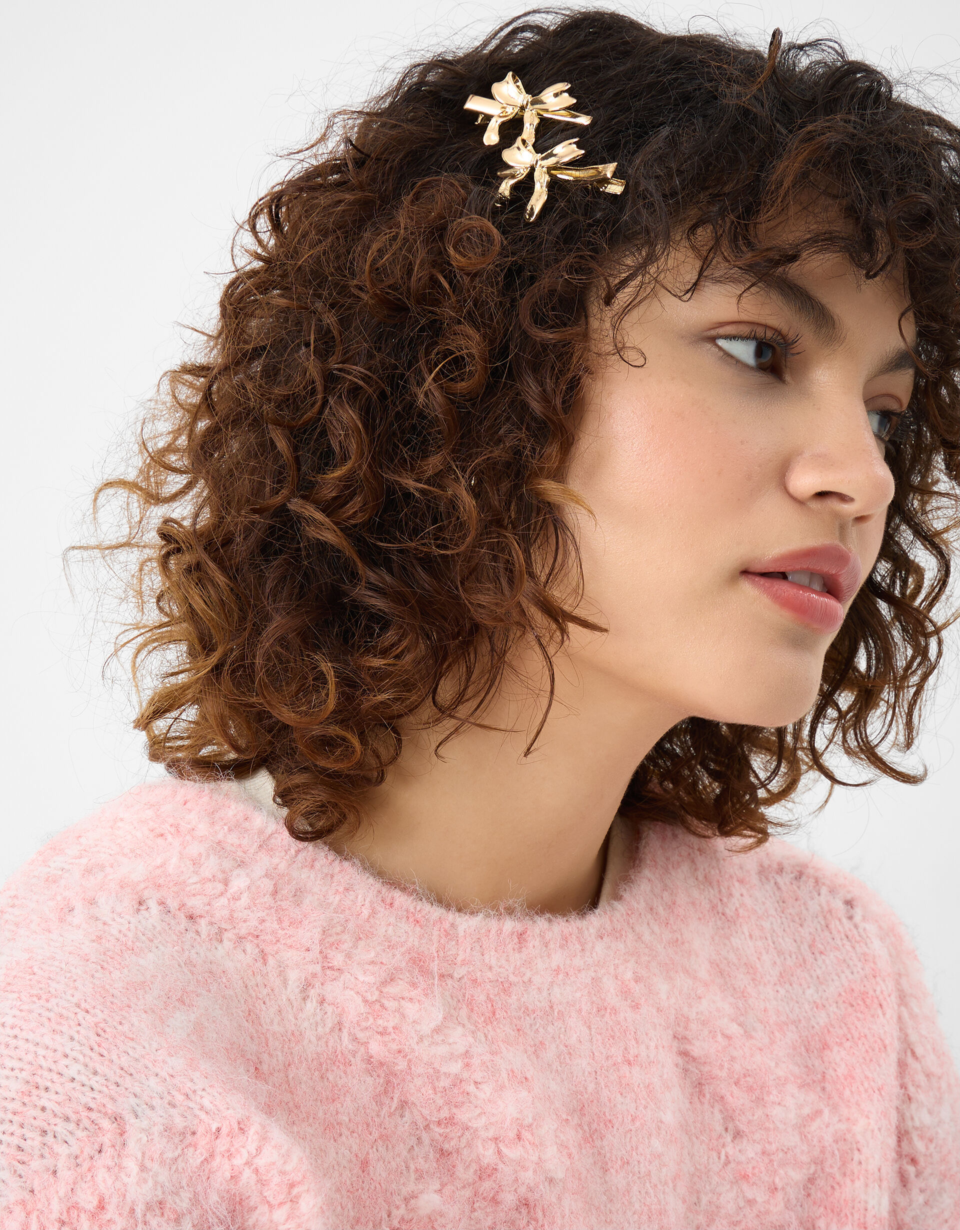 2-Pack Mini Bow Metal Hair Clips | Hair Accessories | Accessorize UK