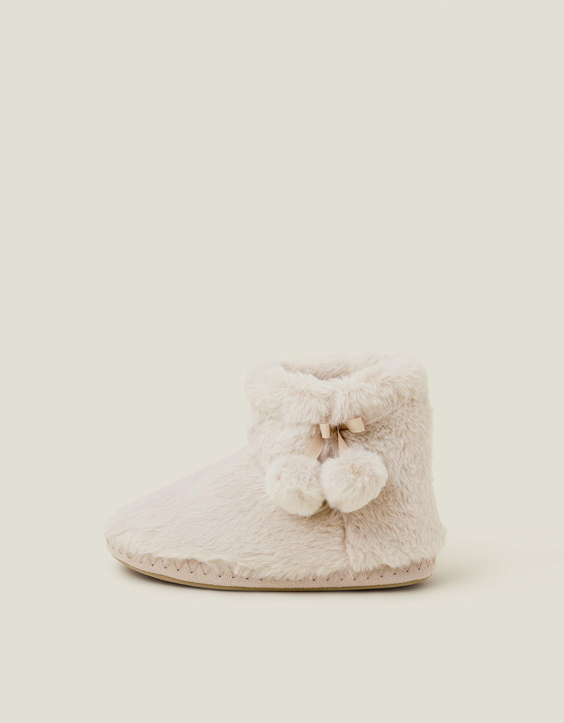 Super Soft Slipper Boots Cream | Slippers | Accessorize UK