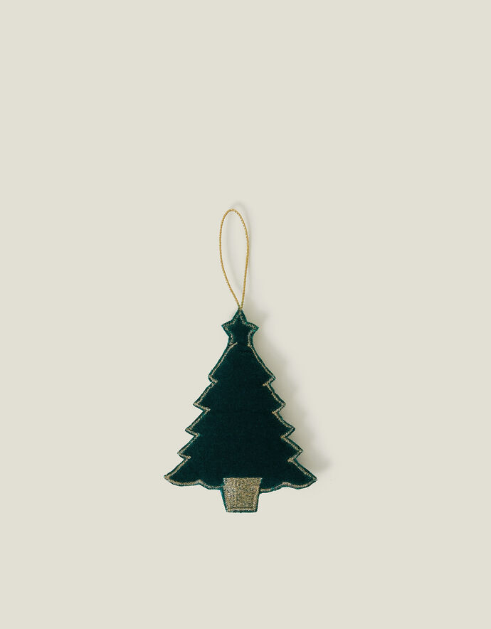 Embroidered Christmas Tree Decoration | Christmas Decorations ...