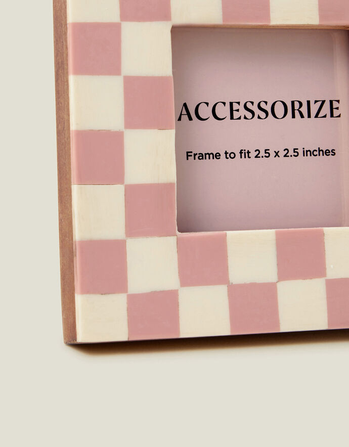 Mini Checkerboard Photo Frame 2.5 x 2.5 | Shop All | Accessorize Global