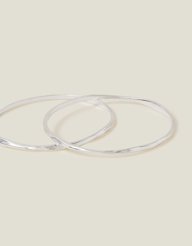 molten silver bangle
