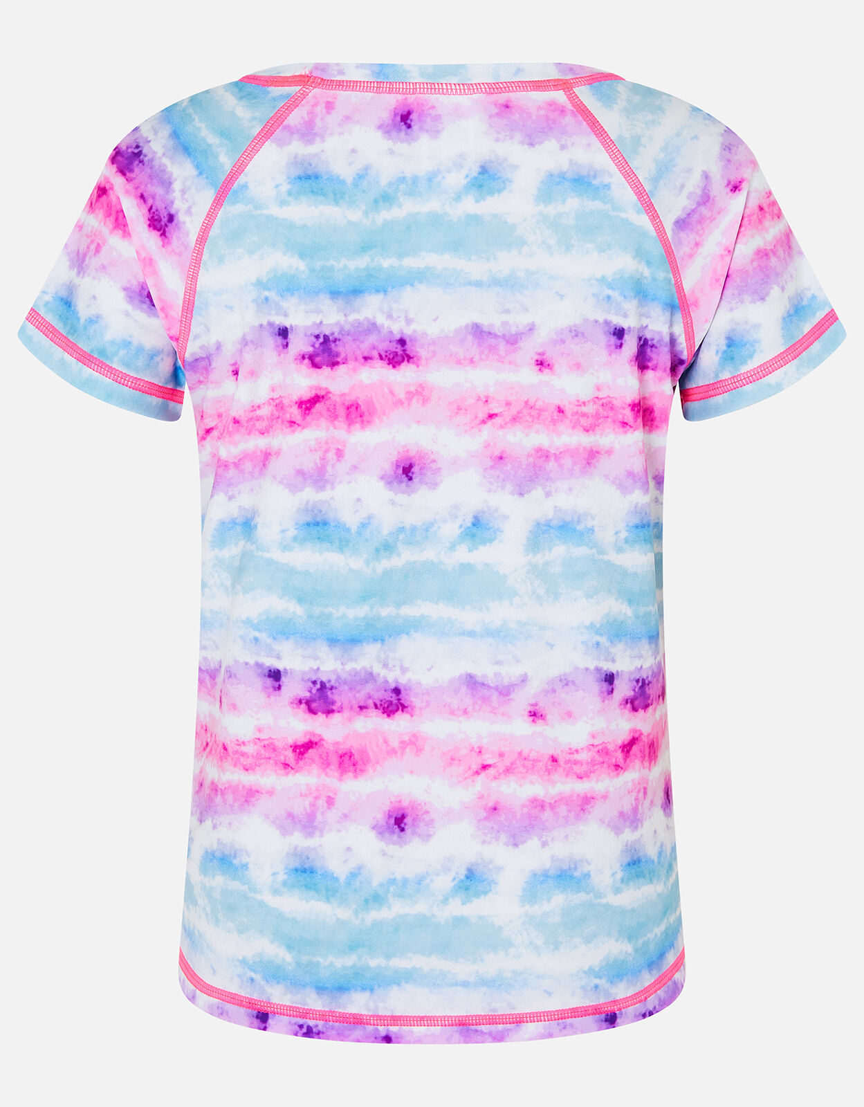 Girls Tie Dye Active T Shirt Multi