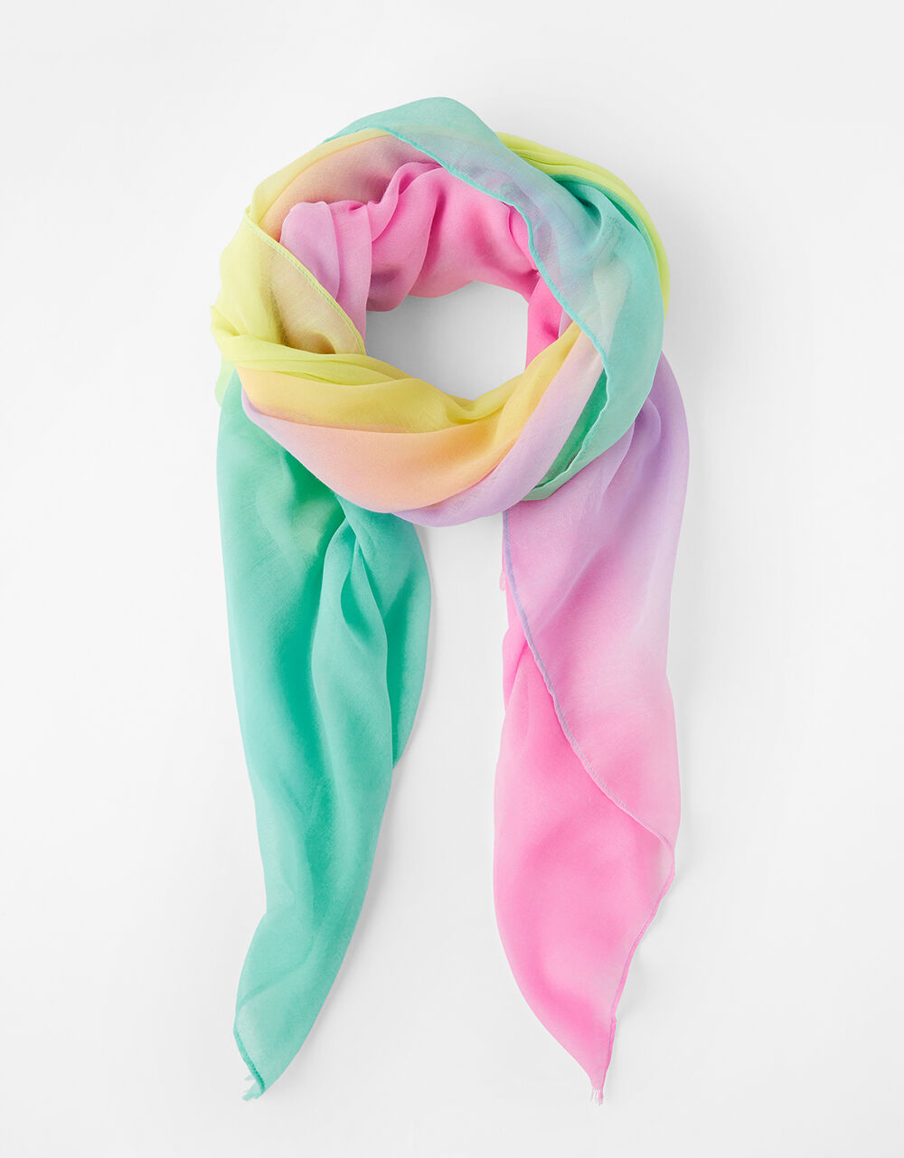 Ombre Rainbow Scarf | Lightweight scarves | Accessorize UK