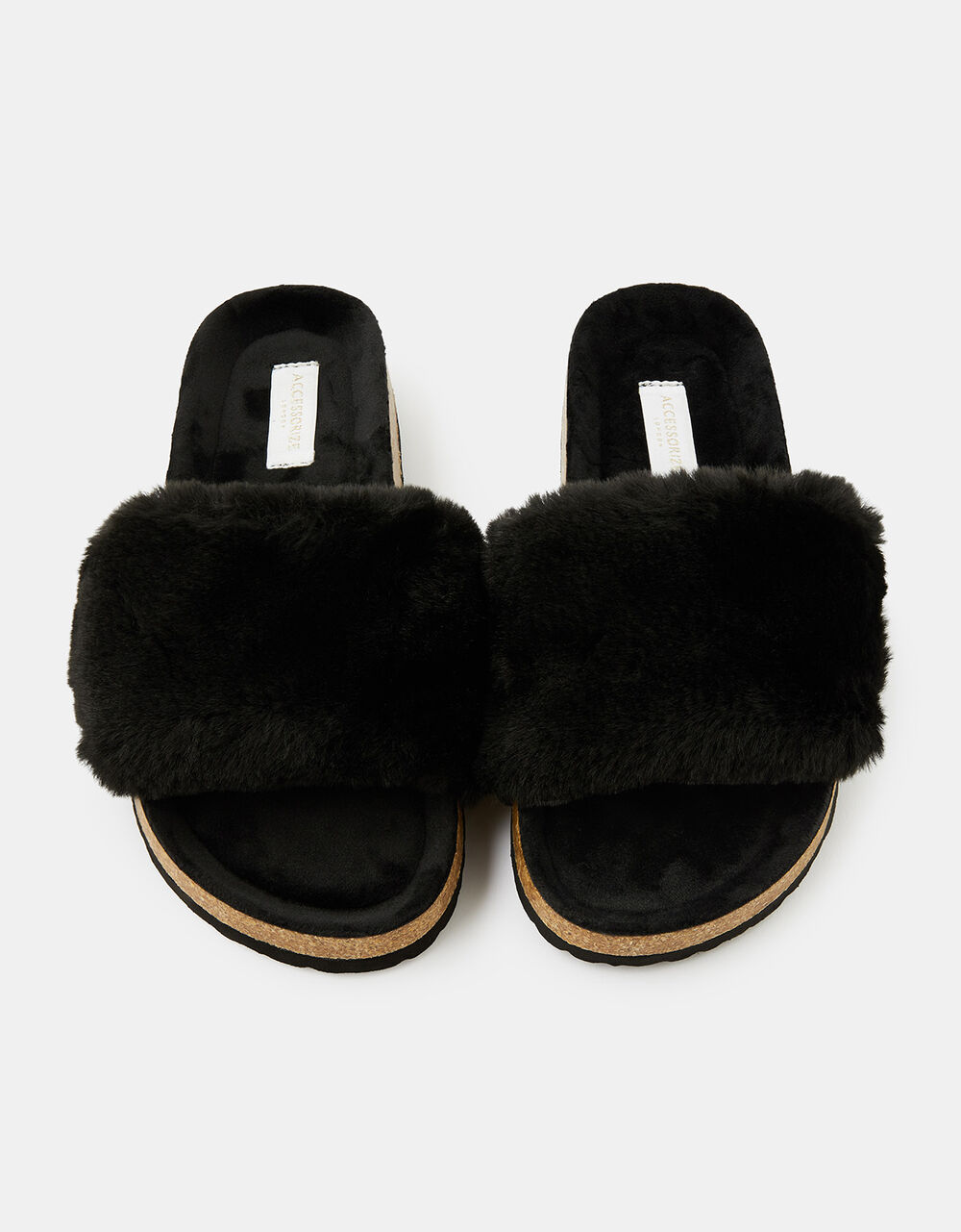 Symone Fluffy Slider Slippers | Slippers | Accessorize UK