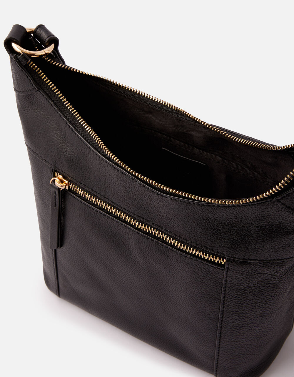 Sadie Leather Scoop Cross Body | Leather bags | Accessorize UK