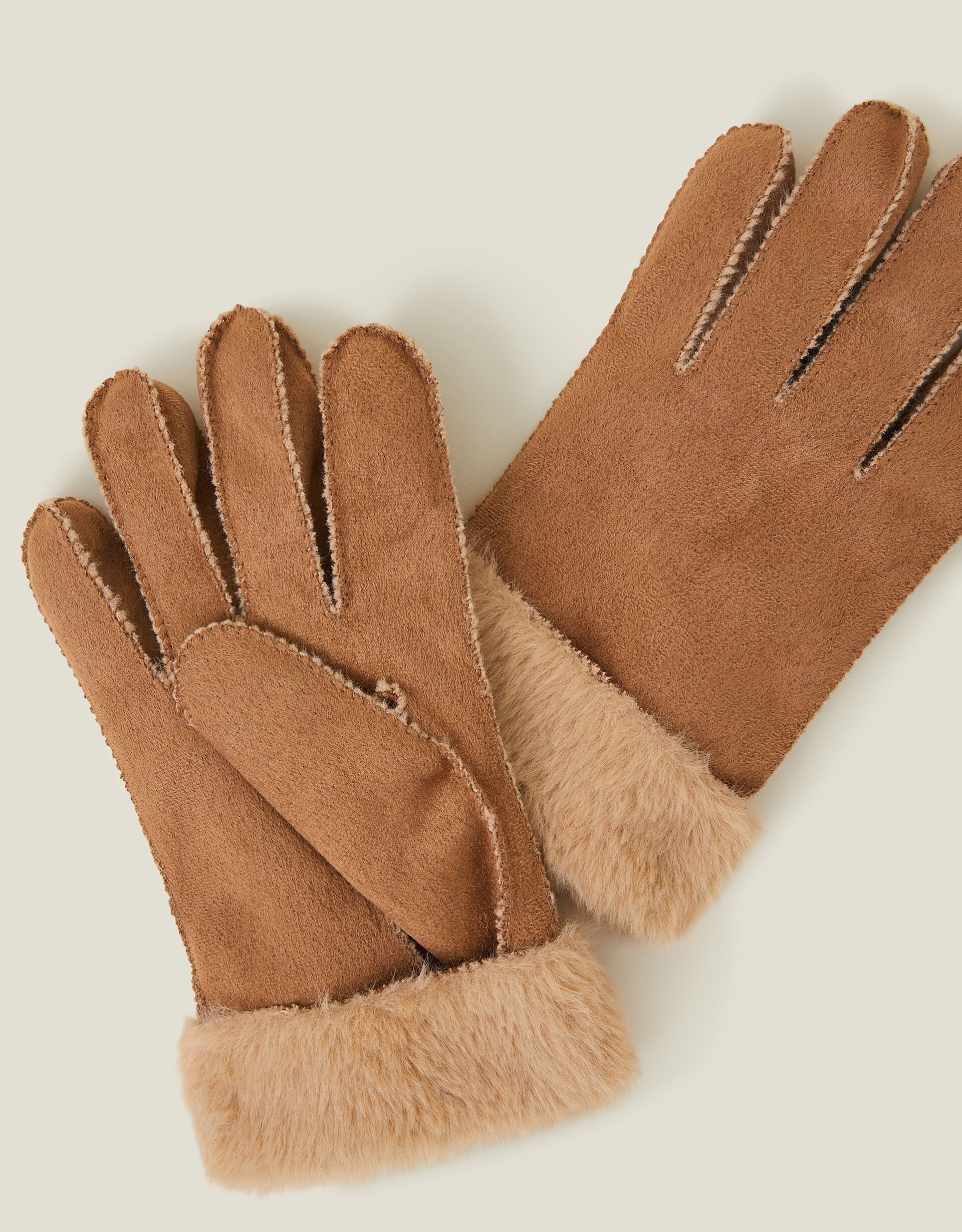 Fake sheepskin gloves store