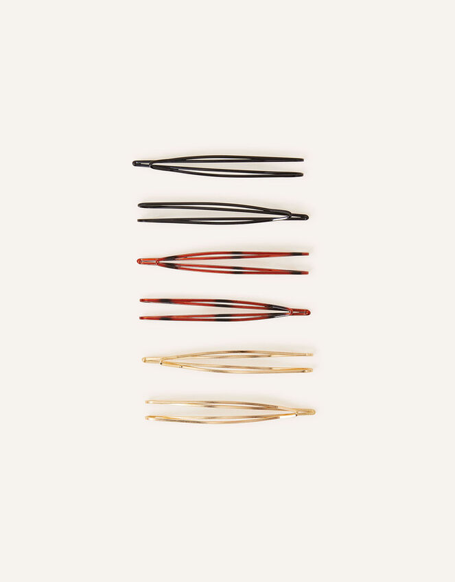 Zig-Zag Hair Slides 6 Pack | Hair clips | Accessorize UK