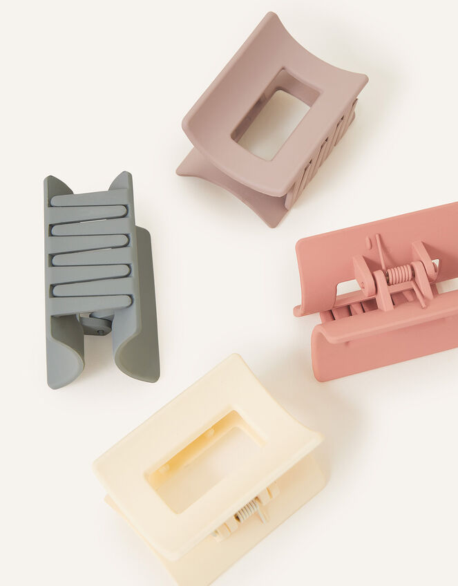 Rectangle Claw Clips 4 Pack | Hair bands & Scrunchies | Accessorize UK