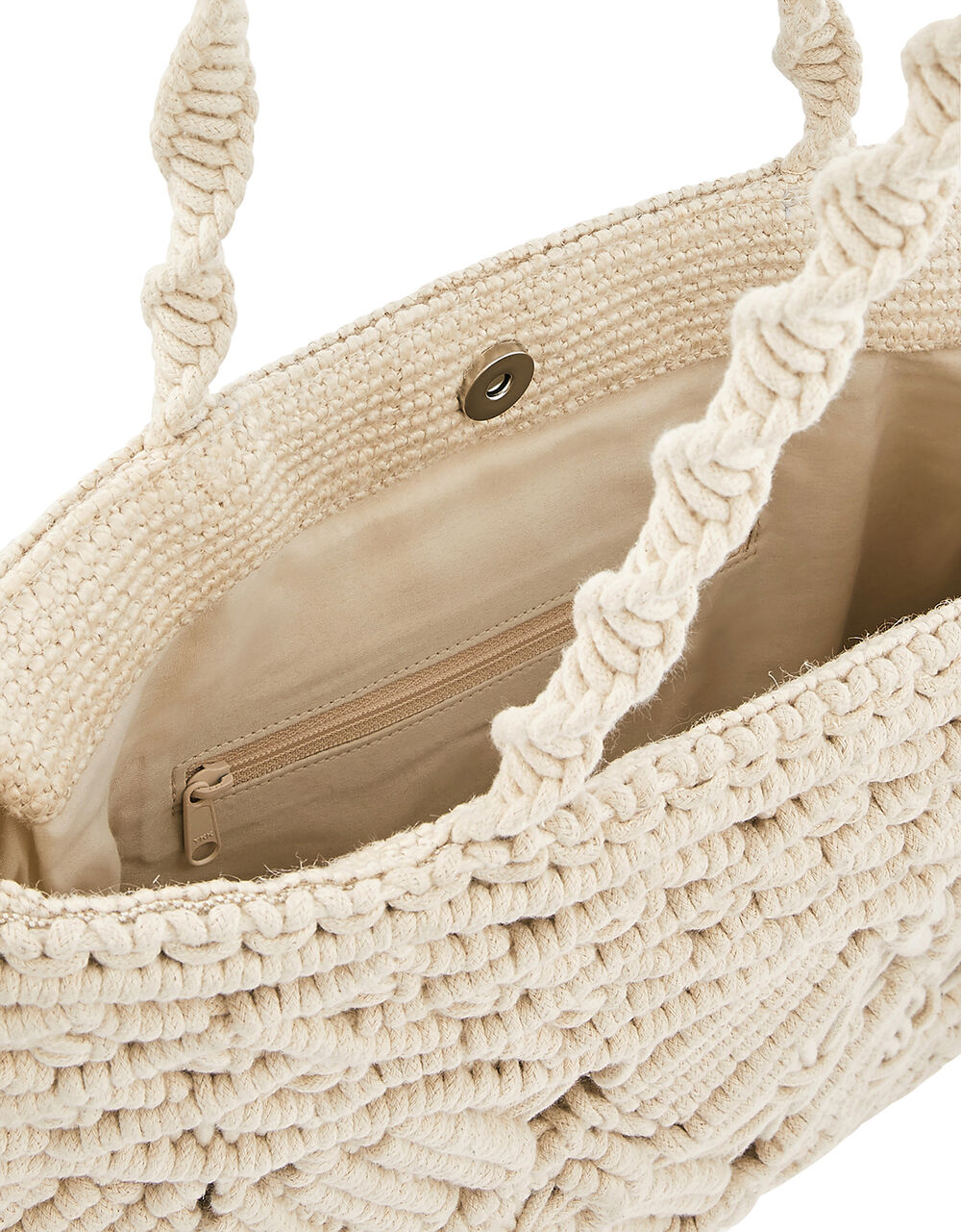 Macrame Shopper Bag | Beach bags | Accessorize UK